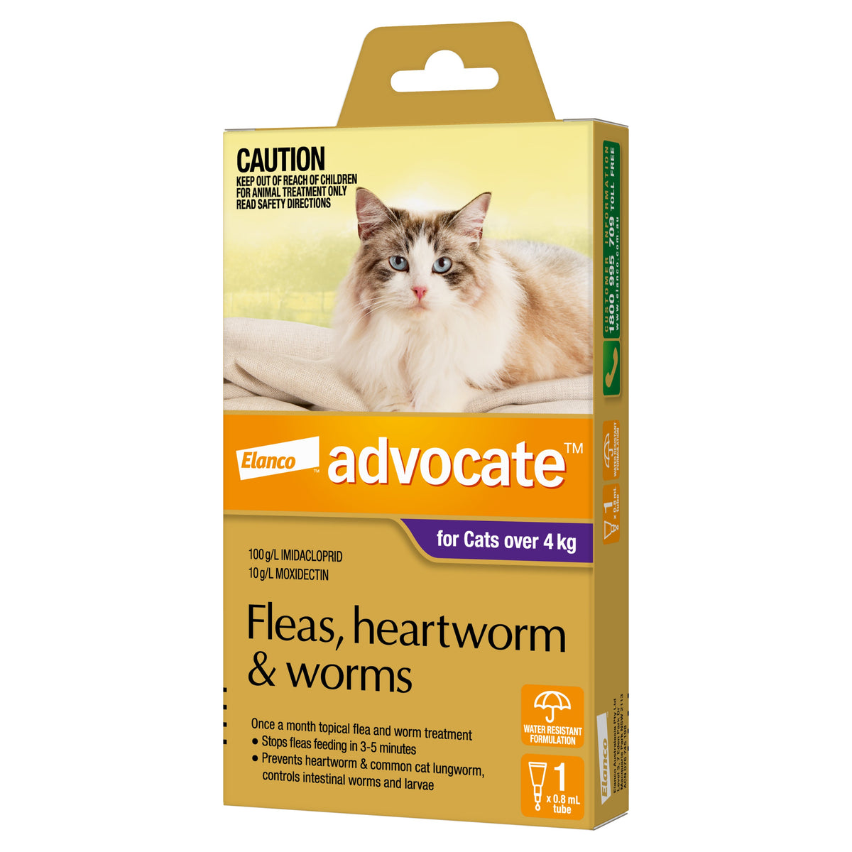 ADVOCATE CAT LARGE PURPLE OVER 4KG 1PACK – Our Outlet