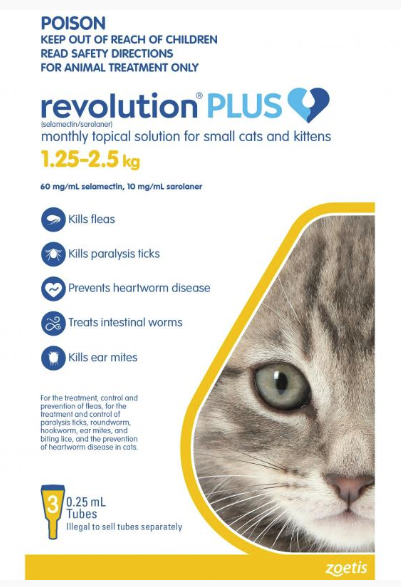 REVOLUTION PLUS KITTEN 1.25-2.5KG 3PACK – Our Outlet